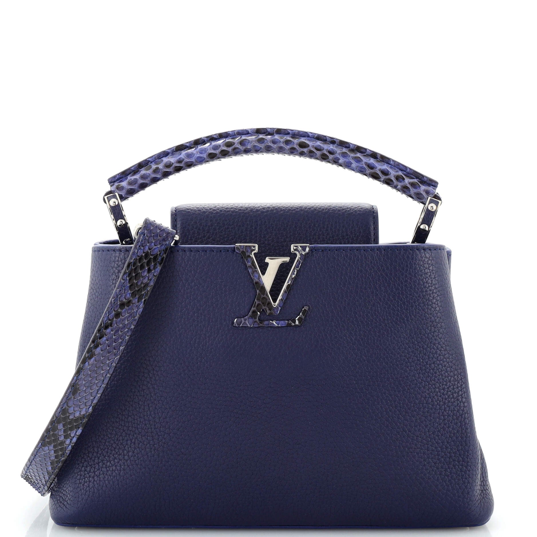 Louis Vuitton Capucines Bag Leather with Python BB – Velique Bags